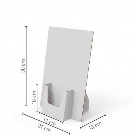Porte leaflet carton - format A6 - 21x30 - présentoir flyers I SEQUOIA